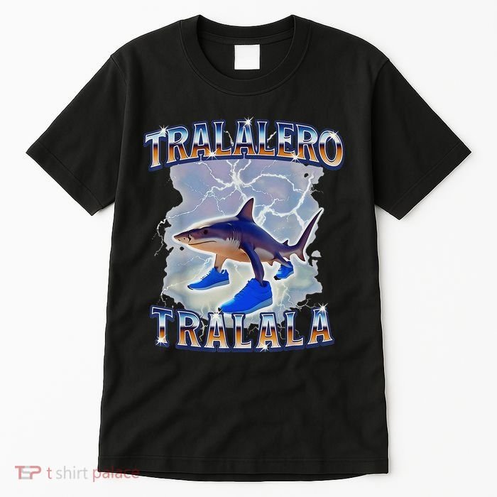 Tralalero Tralala Shark Meme Bootle Tall T-Shirt | TShirtPalace