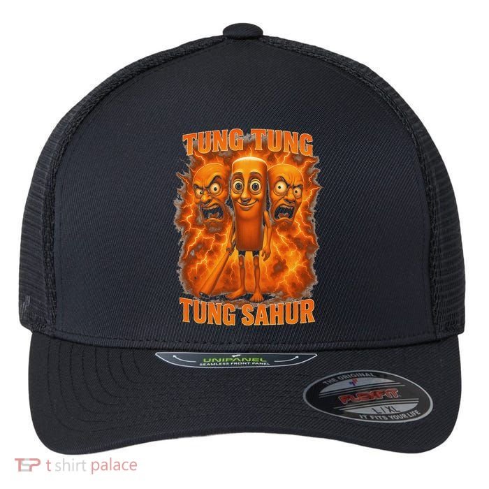 Tung Tung Tung Sahur Italian Brainrot Meme Bootleg Gift Flexfit ...
