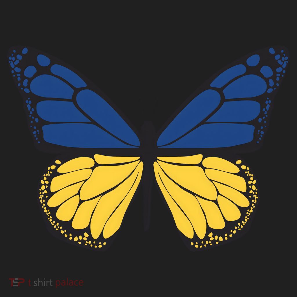 Ukraine Butterfly Illustration Hat | TShirtPalace