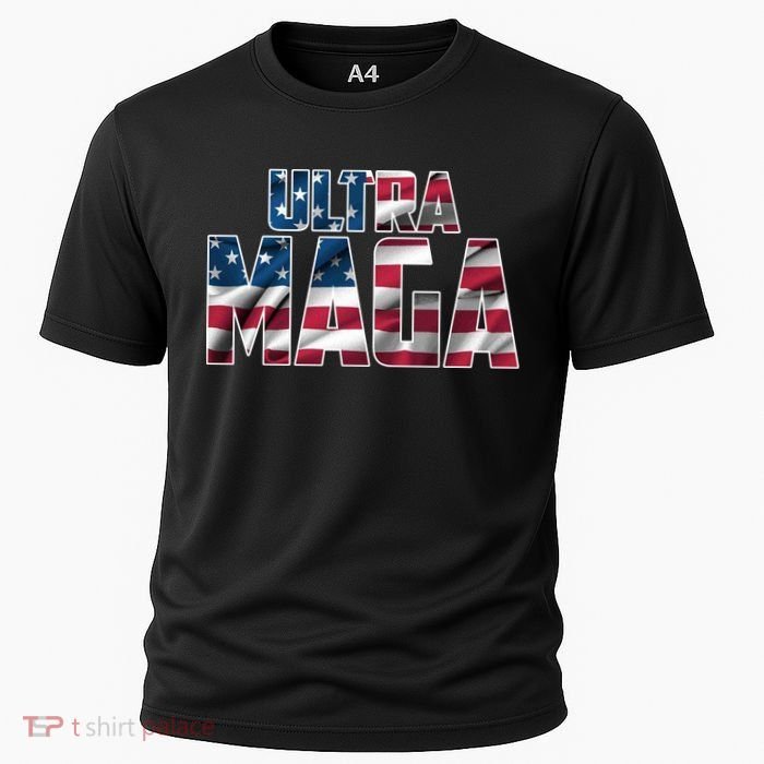 Ultra Maga USA Logo Cooling Performance Crew T-Shirt | TShirtPalace