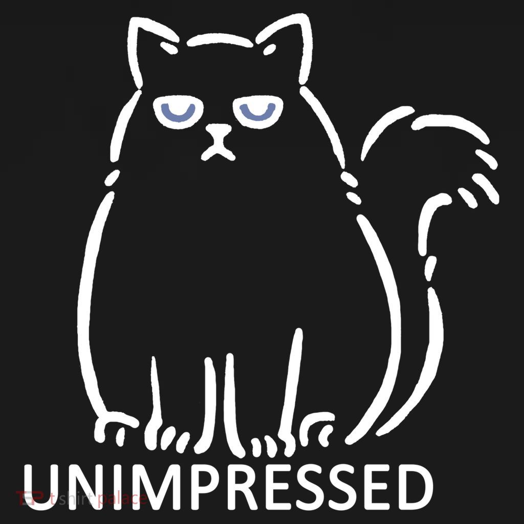 Unimpressed Funny Angry Cat Kids Sweatshirt | TShirtPalace