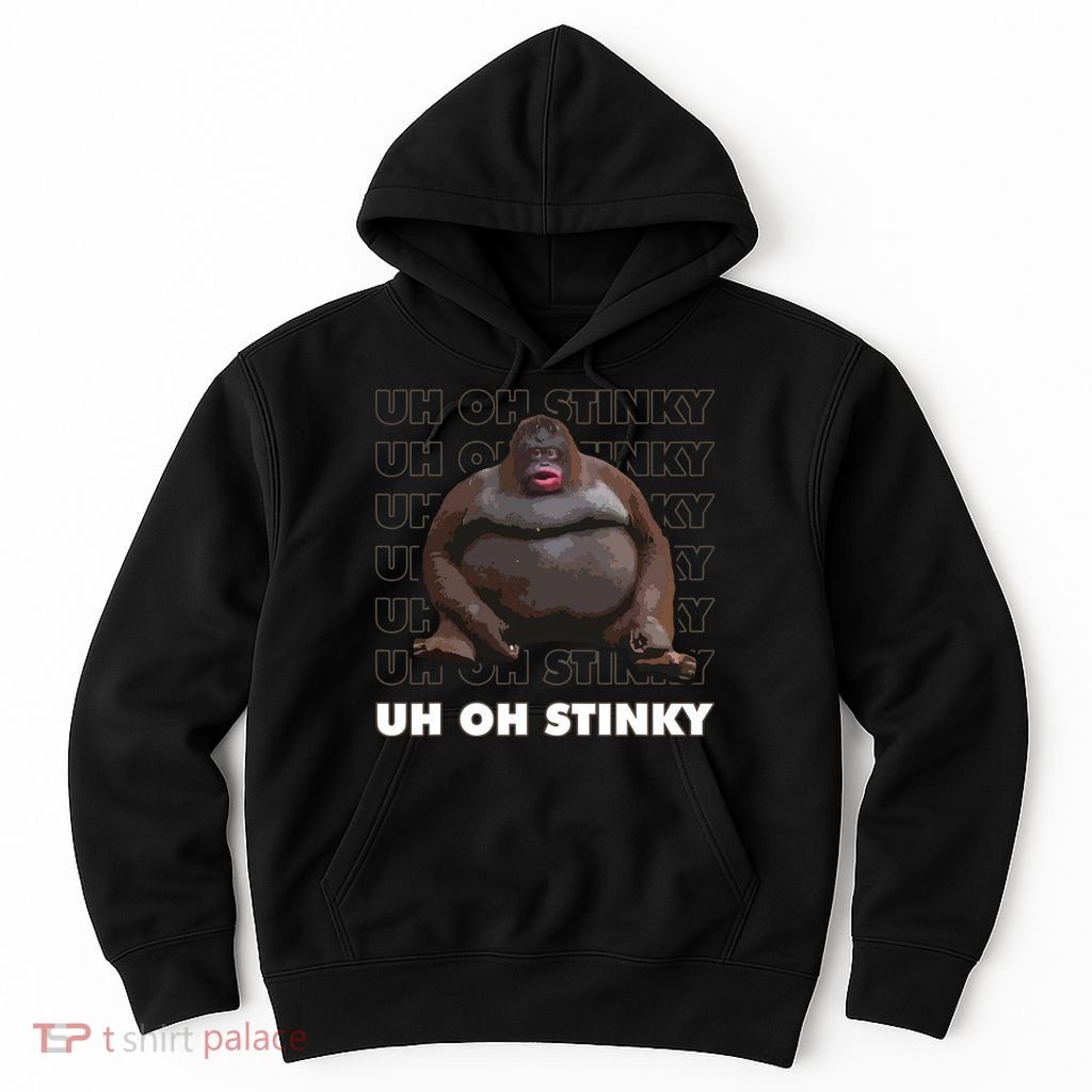 Uh Oh Stinky Poop Meme Funny Monkey Hoodie | TShirtPalace