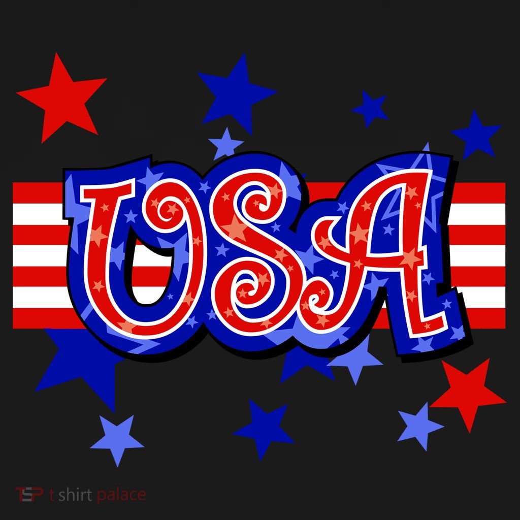 USA Festive Celebration Button | TShirtPalace