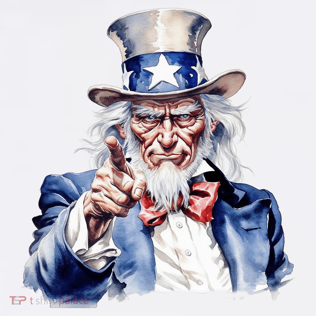 Uncle Sam I Want You | Uncle Sam Day Kids Long Sleeve Shirt