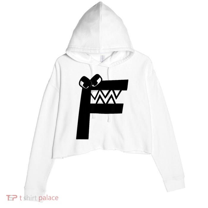Villain Alphabet Lore F Costume Matching Evil Letter Crop Fleece Hoodie ...