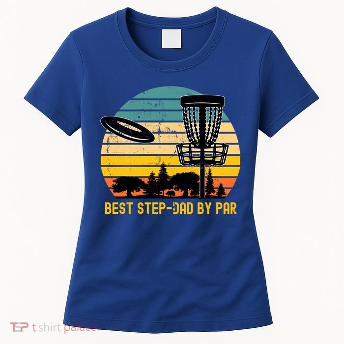 Vintage Disc Golf Dad Present Best Stepdad By Par Disk Golf Gift Women ...