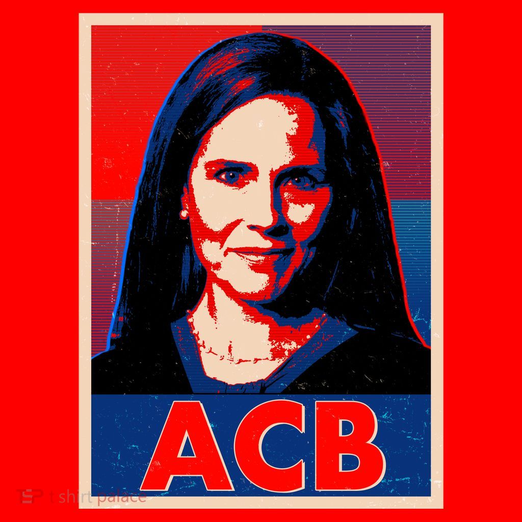 Vintage ACB Amy Coney Barrett Poster Santa Hat | TShirtPalace
