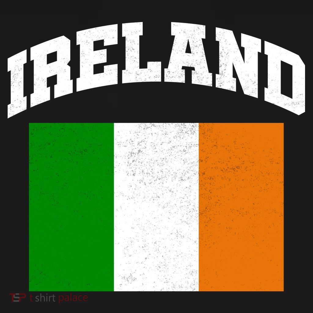 Vintage Ireland Team Flag Valucap Bio-Washed Visor | TShirtPalace