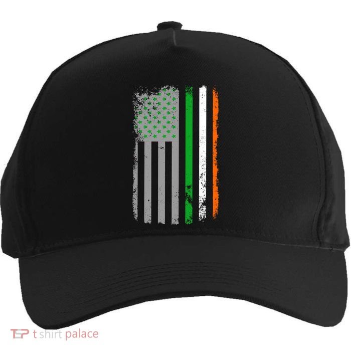 Vintage Irish American Flag Five-Panel Snapback Cap | TShirtPalace
