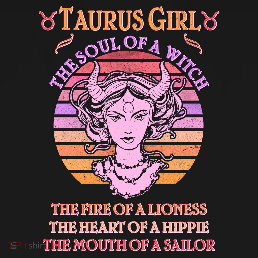 Vintage Taurus Girl Zodiac Birthday Women's Hoodie