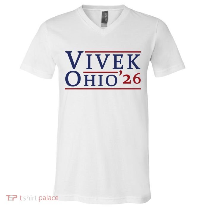 Vivek Ramaswamy For Governor Of Ohio 2026 Vivek 2026 V-Neck T-Shirt ...