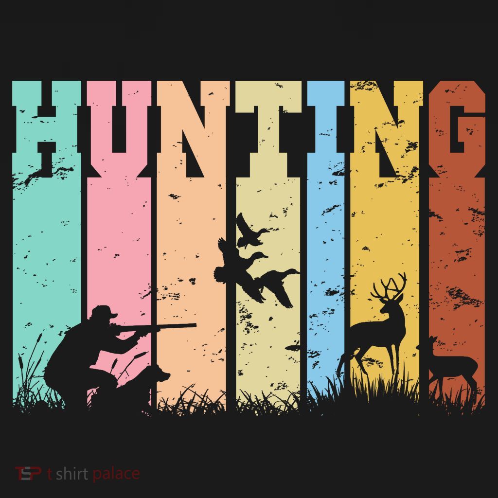 Vintage Retro Hunting Hunter Full Zip Hoodie | TShirtPalace