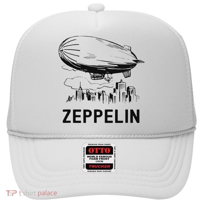 Vintage Retro Zeppelin Dirigible Airship Sketch Hat | TShirtPalace