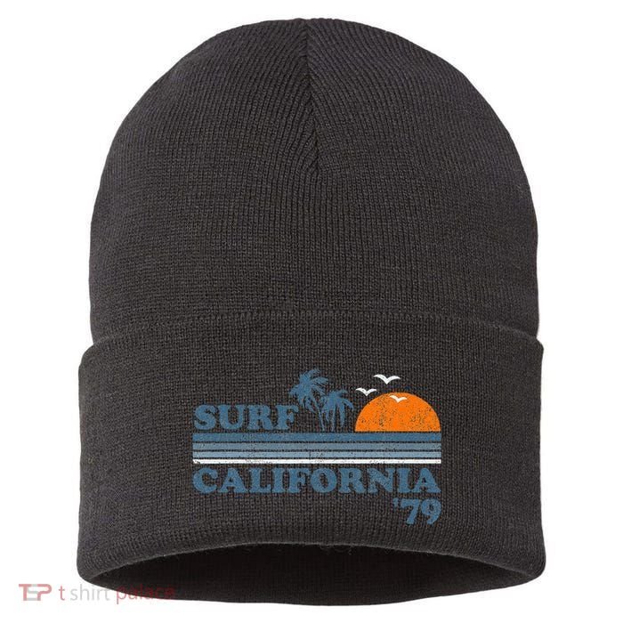 Vintage Surf California Beach Retro Sunset Surf 70s Sustainable Knit ...
