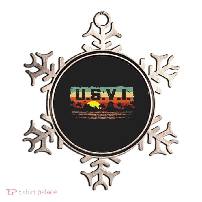 Vintage Sunset Usvi Us Virgin Islands Ornament | TShirtPalace