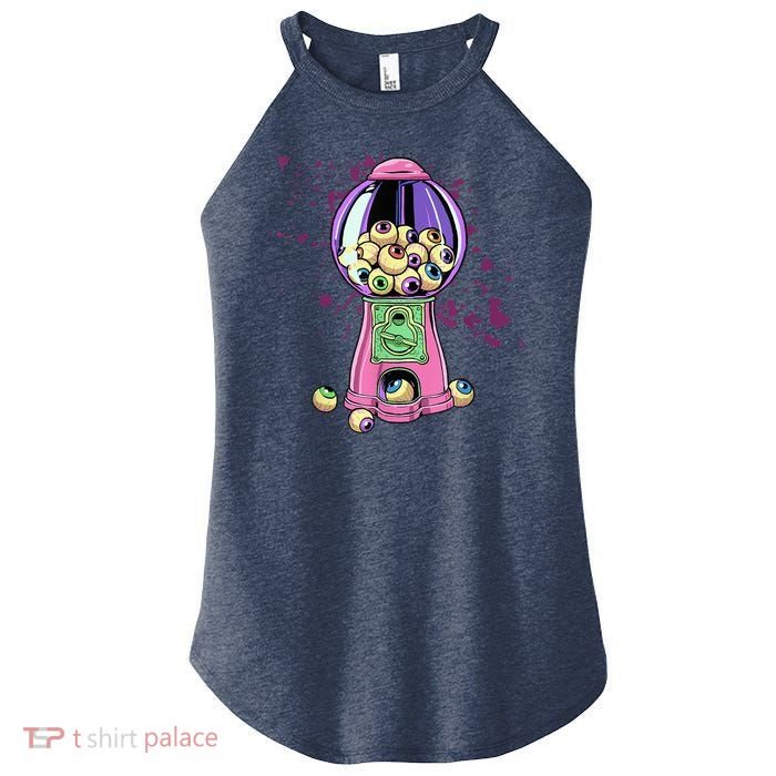 Weirdcore Aesthetic Eyeball Bubble Gumball Machine Halloween Women's ...