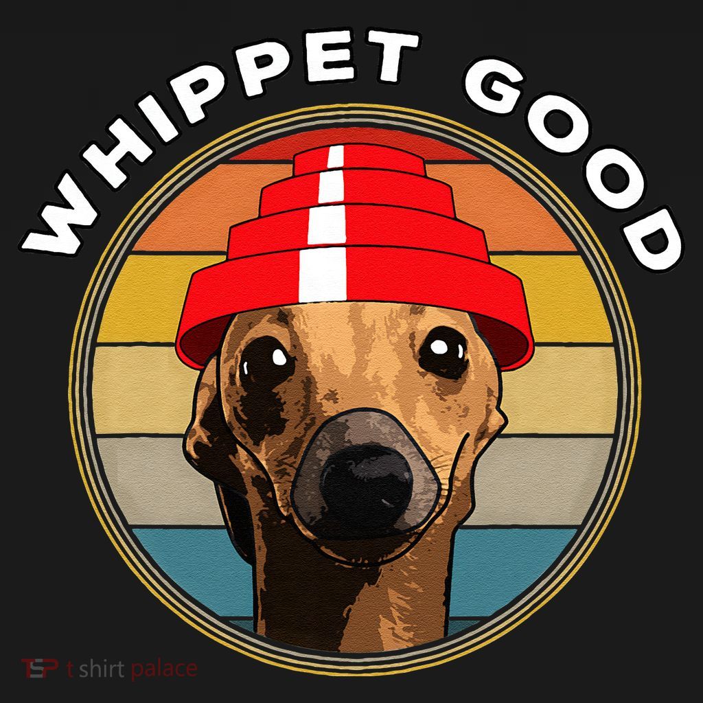 Whippet Good Funny 80s Music Dog Design Women's T-Shirt | TShirtPalace
