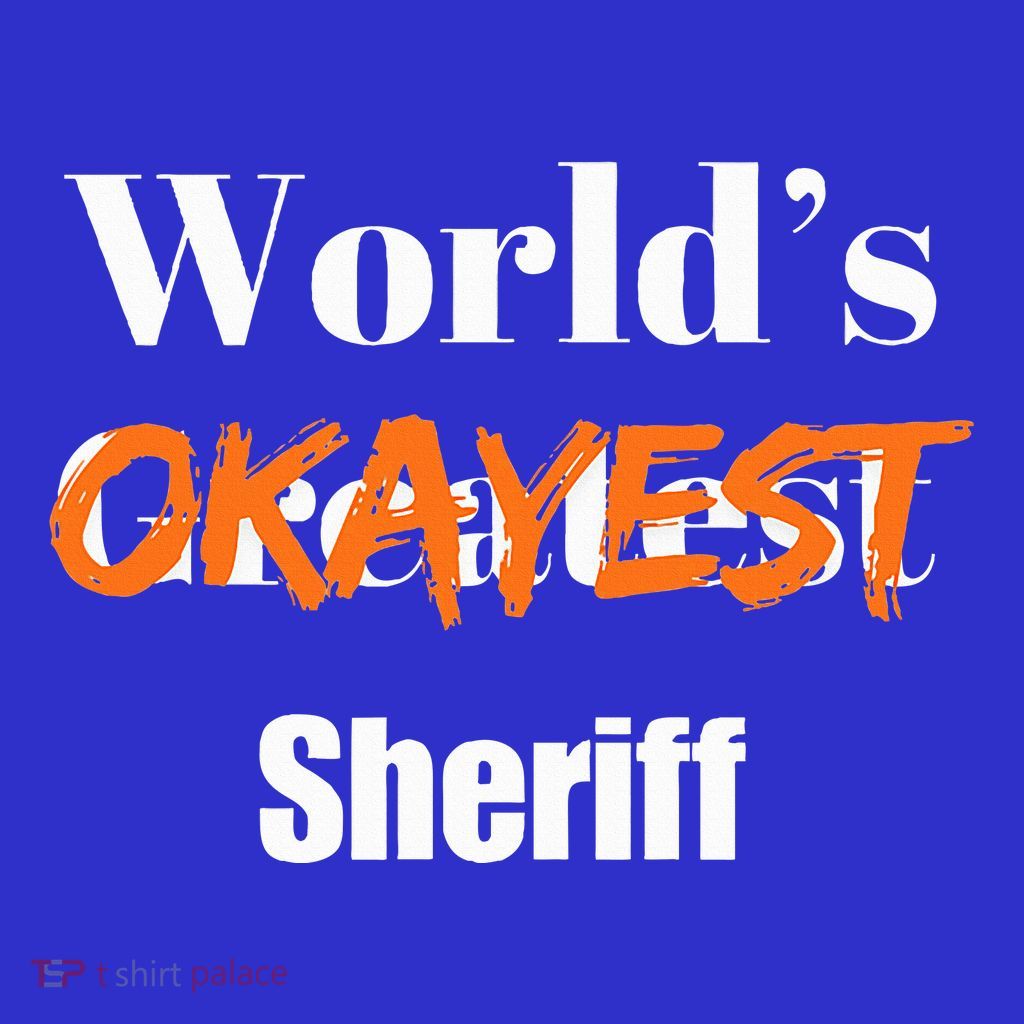 World Okayest Sheriff Sheriffs 16 in Basic Backpack | TShirtPalace