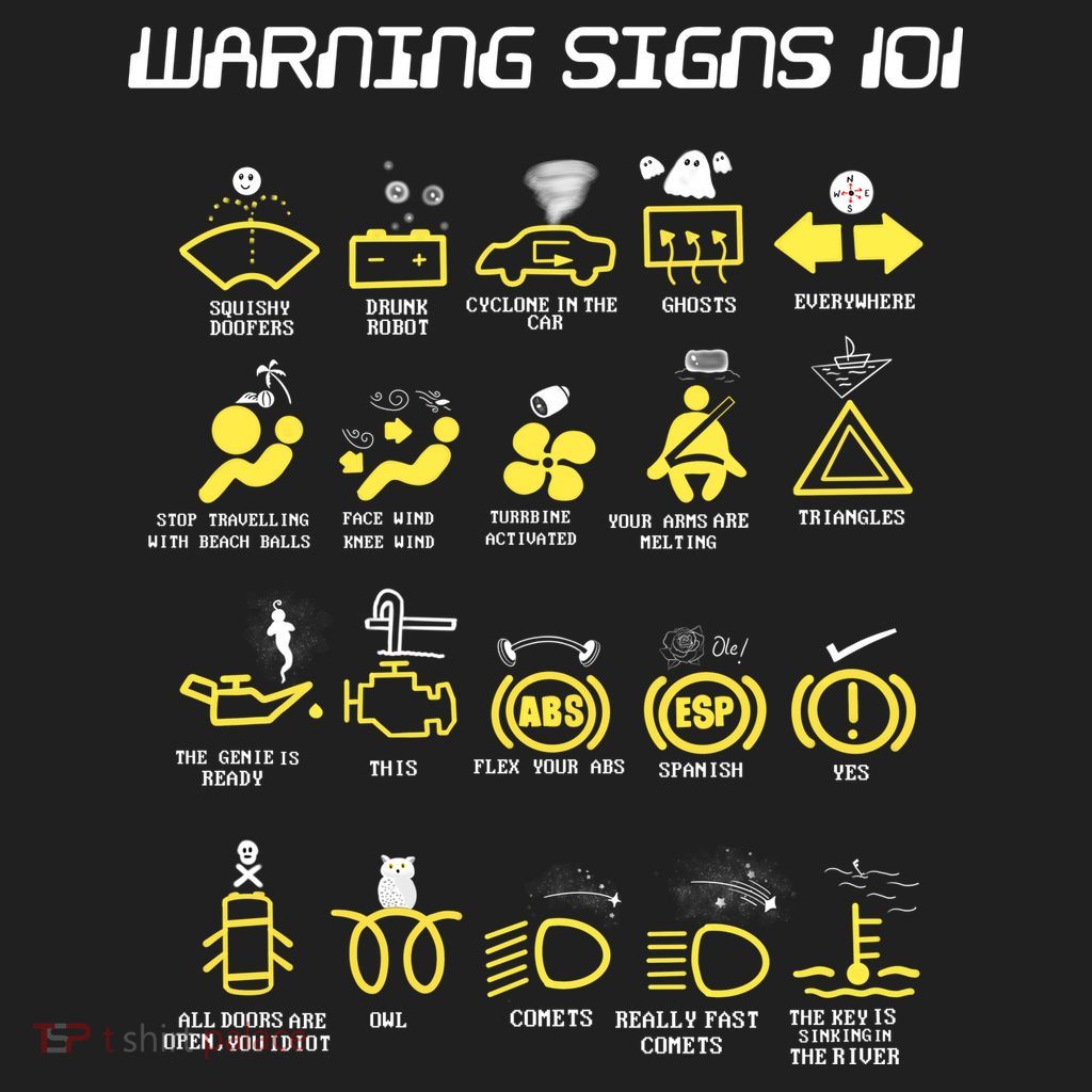 Warning Signs 101 Trucker Hat | TShirtPalace