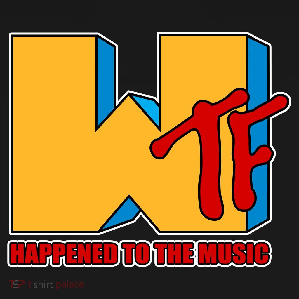 WTF Happened To The Music Funny Button | TShirtPalace