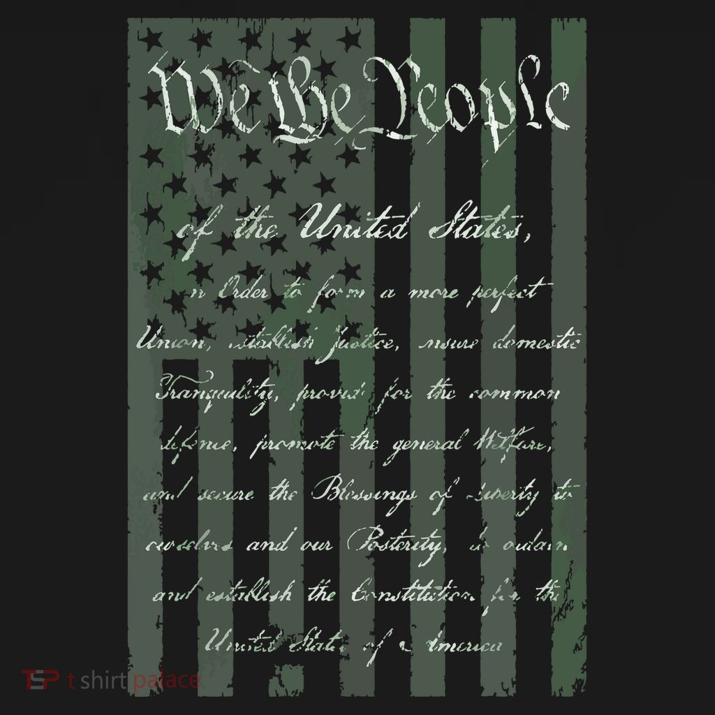 WE THE PEOPLE US CONSTITUTION PREAMBLE UNITED STATES FLAG Button ...